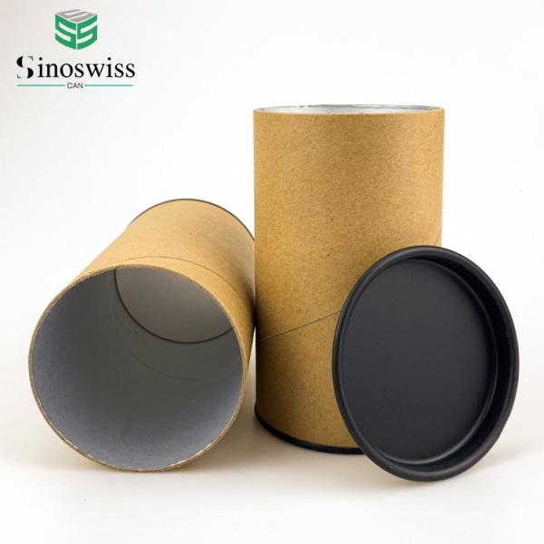 Quality OEM Printing Paper Cans Packaging Dry Goods Snacks Paper Cylinder Packaging for sale
