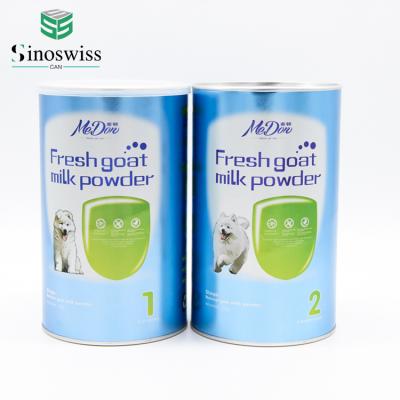 China Eco Recyclable Paper Cans Packaging For Pet Milk Powder Nutrition Package for sale