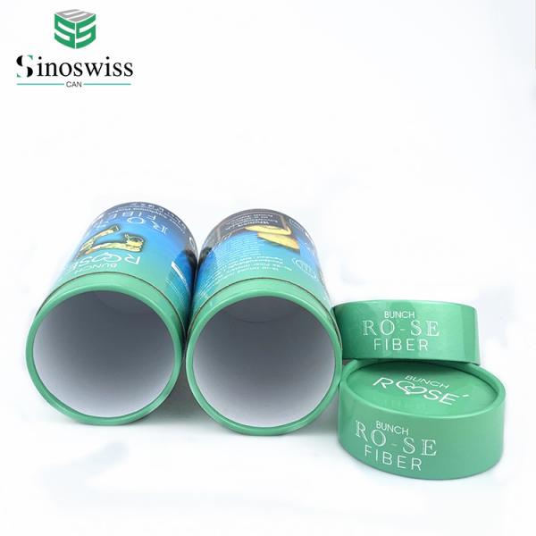 Quality Private Label Tea Paper Cans Fully Customizable Paperboard Cylinder Packaging for sale