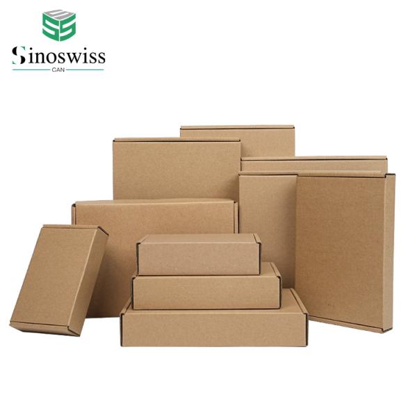 Quality Custom Sizes Recycled Paper Boxes Packaging High Strong Kraft Folding Shipping for sale