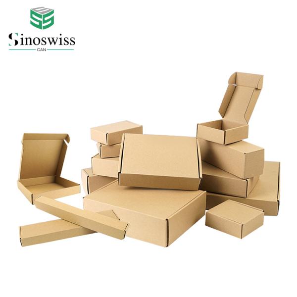 Quality Sustainable Eco Friendly Airplane Paper Packaging Boxes Kraft Corrugated Mailer for sale