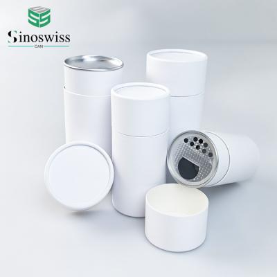 China Custom Sizes Spice Paper Tubes Packaging Cardboard Container for Salt Pepper Seasoning for sale