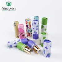 Quality Customizable Push Up Recycled Cardboard Lipstick Tubes Kraft Paper Tube For for sale