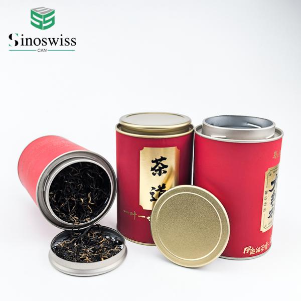 Quality Custom Height Paper Tea Cylinder Packaging Empty Airtight Tube Package For Gift for sale