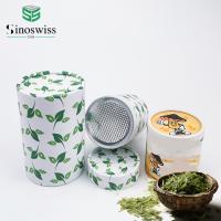 Quality OEM Brand Cylinder Cardboard Tea Paper Cans Packaging Round Paper Canister For for sale