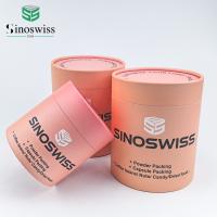 Quality Custom Size height Cylindrical Paperboard Cans , Paper Cylinder Container For for sale