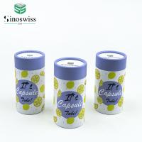 Quality OEM Food Grade Paper Cans Packaging Food Canister For Tea Bag Coffee Powder for sale