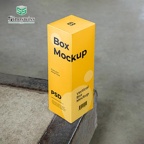 Quality Custom Sizes Skincare Paper Boxes Packaging With Double Slot Window Eco Friendly for sale