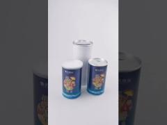 Eco-friendly seasoning paper can packaging with a three-layer lid