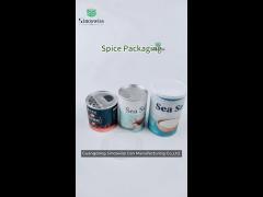 oem patent designed kraft paper tube packaging box for seasoning and salt
