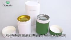 Luxury premium paper tube packaging