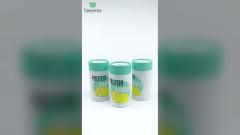 Airtight paper can packaging with paper hat cover for gift