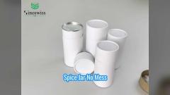 Patent-Designed Kraft Paper Seasoning Packaging Spice Paper Tubes Salt Packaging