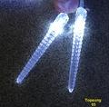 10m connectable 68 led christmas light bulb covers string decoration