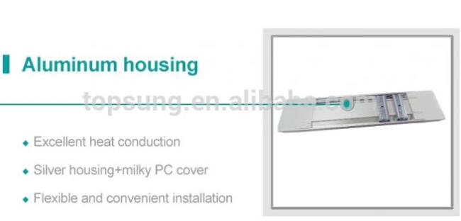 New 220V 4 feet Wifi APP control led grille panel light Topsung Lighting