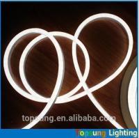 China 8x16mm High Lumen Neon String Lights White PVC base edge for sale