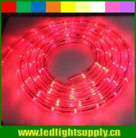 China 2 wire red led ultra thin neon flex rope Christmas lighting for sale