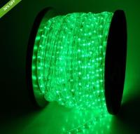 China tree decorations 2 wire 13mm round led rope flex light strip for sale