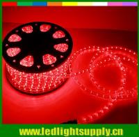 China 2 wire red led ultra thin neon flex rope Christmas lighting for sale