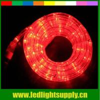 China 2 wire red led ultra thin neon flex rope Christmas lighting for sale