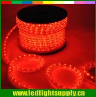 China 2 wire red led ultra thin neon flex rope Christmas lighting for sale