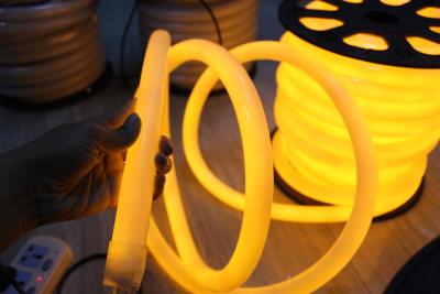 China hot sale decorative yellow 24v 360degree round led neon flexible lights for sale