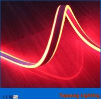 China 80led/m waterproof double side flex led neon light 12v yellow colour for sale