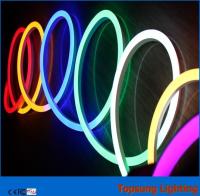 China 80led/m waterproof double side flex led neon light 12v yellow colour for sale