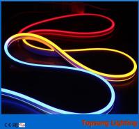 China 80led/m waterproof double side flex led neon light 12v yellow colour for sale