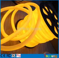 China 25M spool 12V yellow led neon flex 360 for building for sale