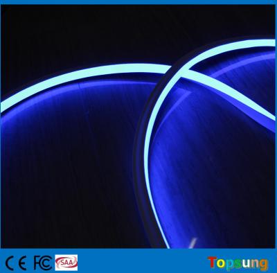 China hot sale flat led light 24v 16*16 m blue  neon flex light for decoration for sale