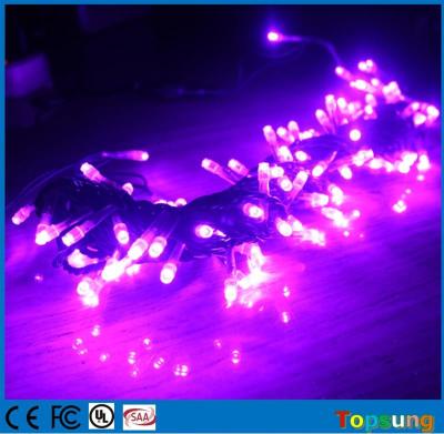 China Strong PVC purple christmas led lights outdoors 12v connectable factory