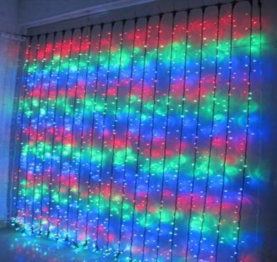 China Top View 120v fairy christmas window lights curtain for garden for sale