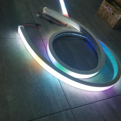 China Rgb Pixel LED Neon Dmx512 RGB Strips ruban led dmx neon flex neon rope 24v cuttableneonflex light strips for sale