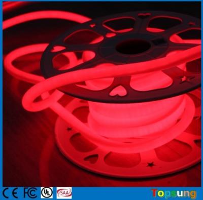 Cina 110V 220V 360° Glow Flessibile Rotondo LED Neon Rope Colore rosso chiaro in vendita