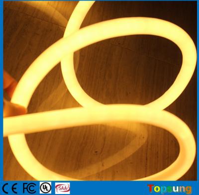 China 120LED/M led neon rope light 360 degree 16mm mini PVC warm white neon flex DC12V for sale