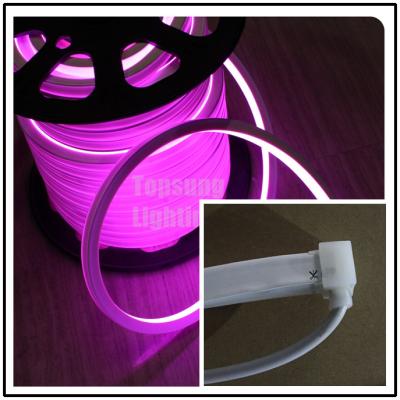 China AC 240V high quality square pink led neon flexible light 16x16mm IP68 waterproof for sale