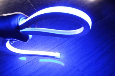 China top quality square blue  neon flexible light 110v 120leds/m for outdoor building for sale