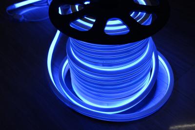China DC 12V led neon sign square tube light 16*16mm flat emitting surface blue IP68 for sale