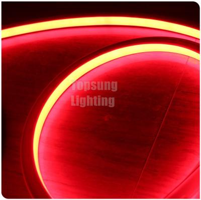 China DC 24V ip68 flexible shop sign neon 16*16mm square flat led neon flex red for sale