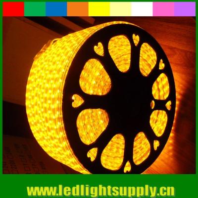 China 5050 luces de banda de corriente alterna de 220 V de emisión amarilla 60LED/M en venta