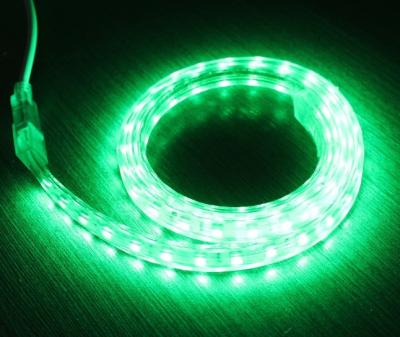 Cina SMD5050 220V ad alta luminosità, impermeabile IP65 a LED a neon, striscia flessibile verde in vendita