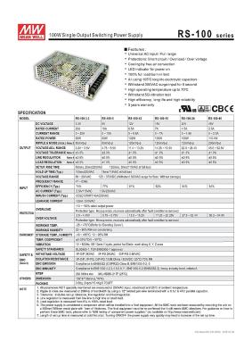 China New arrival meanwell  led neon transformer   24V 100W Single Output Switching Power Supply with high quality for sale