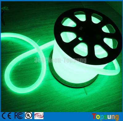 China 82 feet spool green led neon flex tube light round 12v for room for sale