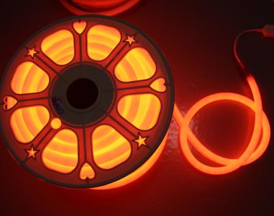 China 24v tubos flexíveis de neon laranja de neon leve 360 led neon flex banda à prova d'água corda exterior 2835 smd à venda