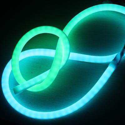 China LED Neon lighting 18mm 360 round Digital Programmable Neon Flex 24v for Christmas lighting for sale