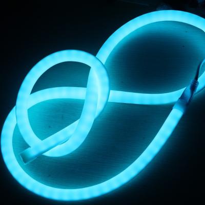 China RGB Digital Pixel Chasing LED Neon 18mm 360 Runden Neonstreifen IP67 DC12V zu verkaufen