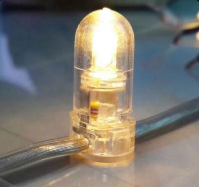 China 2019 IP 65 warm wit PVC kristal Draad DC 12V clip licht/ 200leds fee licht string 100m/roll led knoppen lichten Te koop