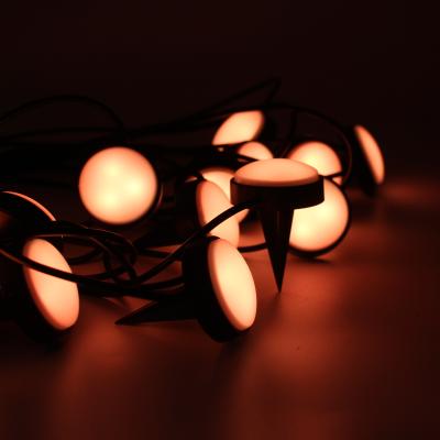 China 10m L15 Bulbs Other LED Lights Programmable Garden Lawn Lights for sale