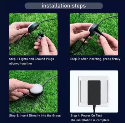 China 15 Bulbs 10m RGB Other LED Lights Lawn Light Post Tuya APP Control for sale